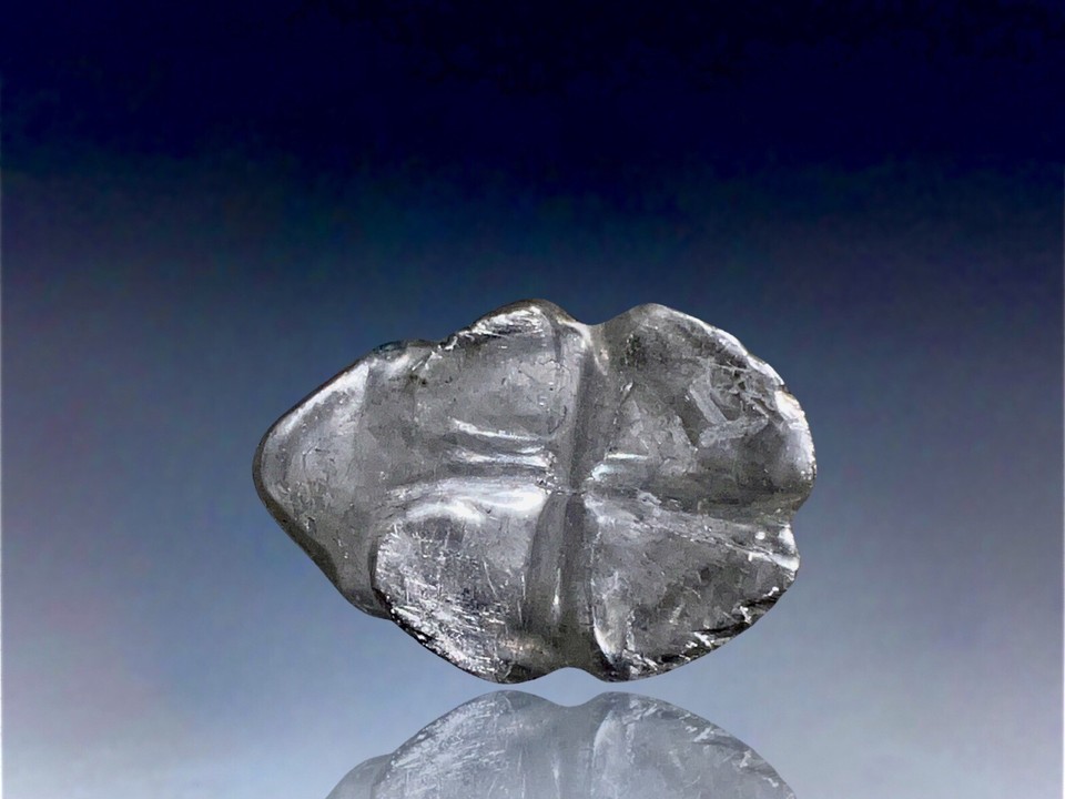 Native American Zuni Carved Selenite Frog Fetish Signed Tyler Quam (d ...