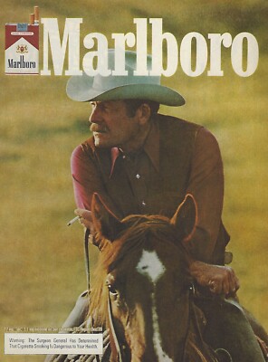 1981 Marlboro Man Darrell Winfield Cigarettes vintage print ad ...