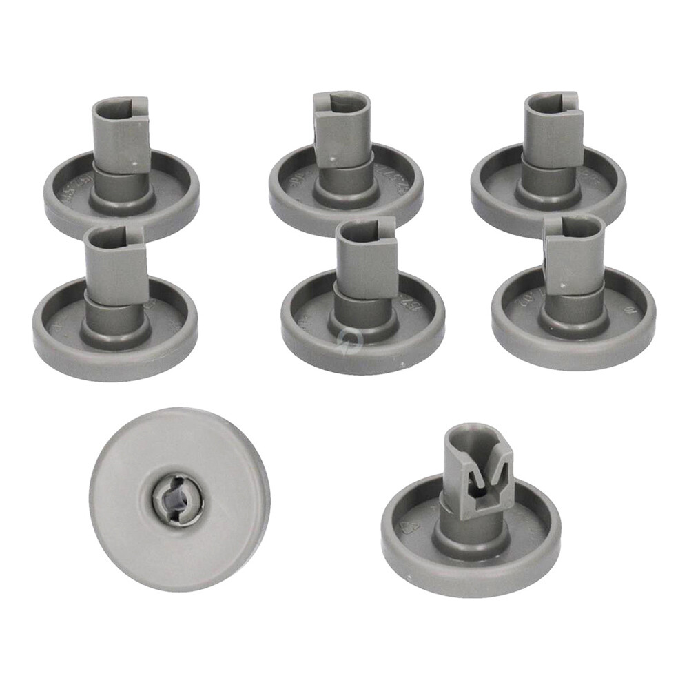 8x Lower Basket Bottom Tray Rack Rollers Wheels For Zanussi Dishwasher ...