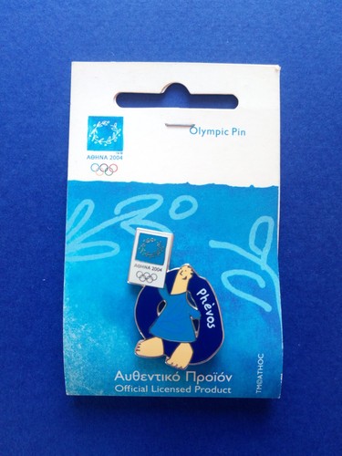 Mascots in blue - 2 pins - Olympic pin Athens 2004 | eBay.de