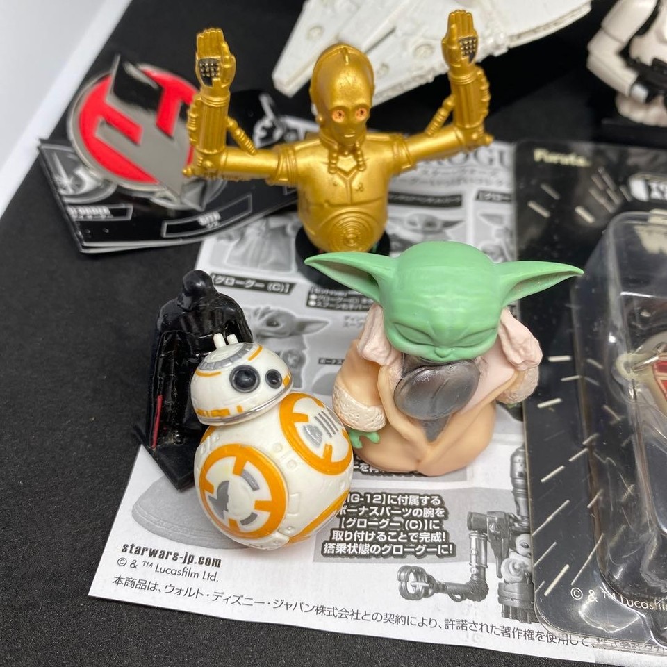 Star Wars Pins Keychain C-3PO/Yoda/BB-8/Stormtrooper/Millennium Falcon ...