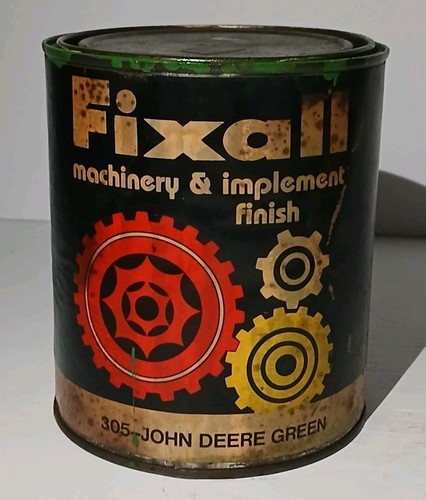 Old Vintage Fixall Machinery & Implement Finish 305 John Deere Green ...