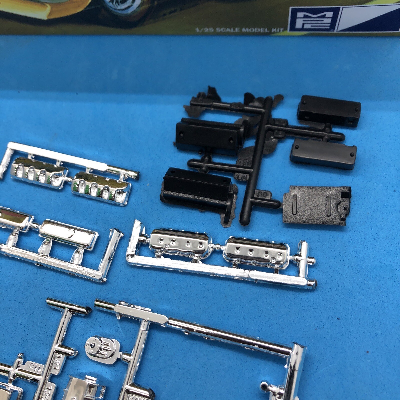 3in1 HEMI Ford Chevy Dragster Engine W Blower NO Headers MPC1:25 LBR ...