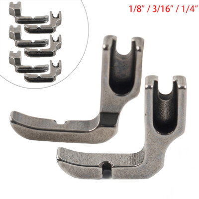 Right & Left Piping Zipper Foot For High Shank Industrial Sewing ...