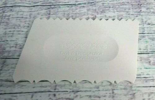 Tupperware Double Sided Cake Decorator Icing Frosting Trimmer White ...