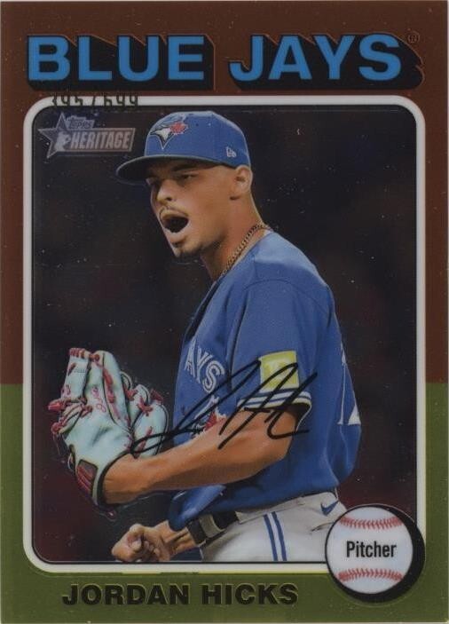 2024 Topps Heritage High Number - Jordan Hicks #98 Chrome /699 for sale ...