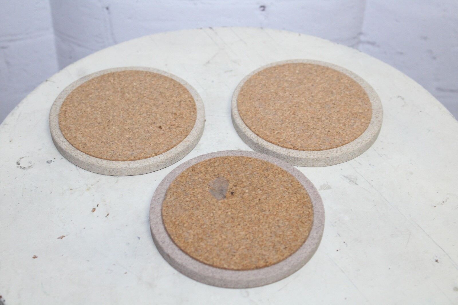Sandstone Drink Coasters (3 Pc. Set) Absorbent Natural Stone|Heat ...