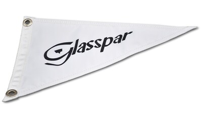 Glasspar Boat Pennant 1947-1965 White | eBay