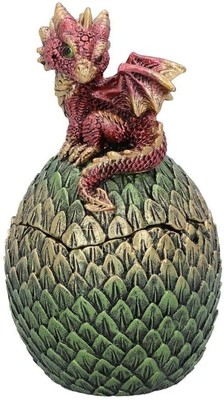 Nemesis Now Dragonling Perch Box Red 14cm | eBay