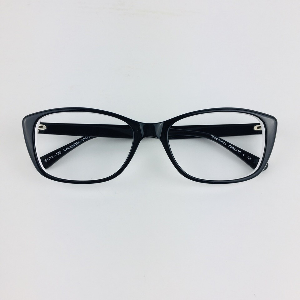 SPECSAVERS eyeglasses BLACK CATS EYE glasses frame MOD: EVANGELISTA ...