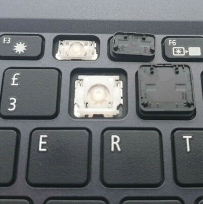 Acer Aspire A315-22 *Single* UK Keyboard Key + Hinge BLACK SV5T_A72B ...