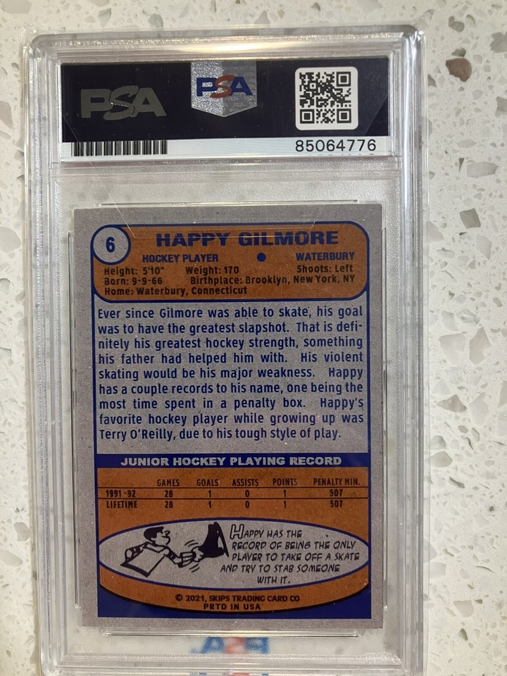 Adam Sandler Signed Autographed Happy Gilmore Card Auto PSA/DNA RARE | eBay