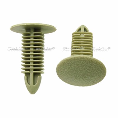 20 Auto Fastener 8mm Hole Push Clip Plastic Rivet Bumper Fender | eBay ...