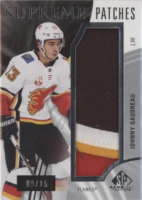 2020-21 Upper Deck SP Game Used - Supreme Patches Johnny Gaudreau #SP ...