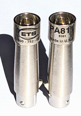 TWO AES/EBU Balun; ETS PA811 BNC to XLR F, digital audio AES Adapter ...