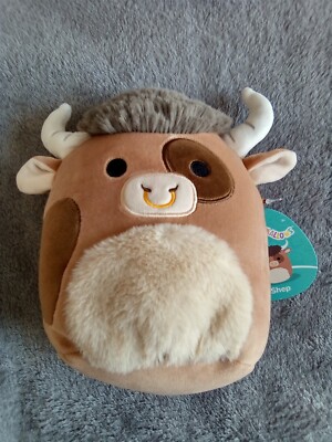 Squishmallow 7.5" Shep the bull. NWT. | eBay