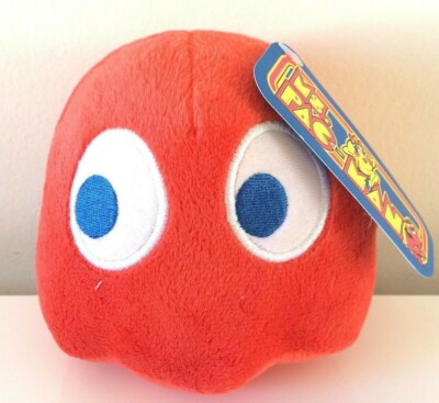 Red Pac Man Ghost Plush Toy. 5 inches. Soft. NWT. Pac-man official. | eBay