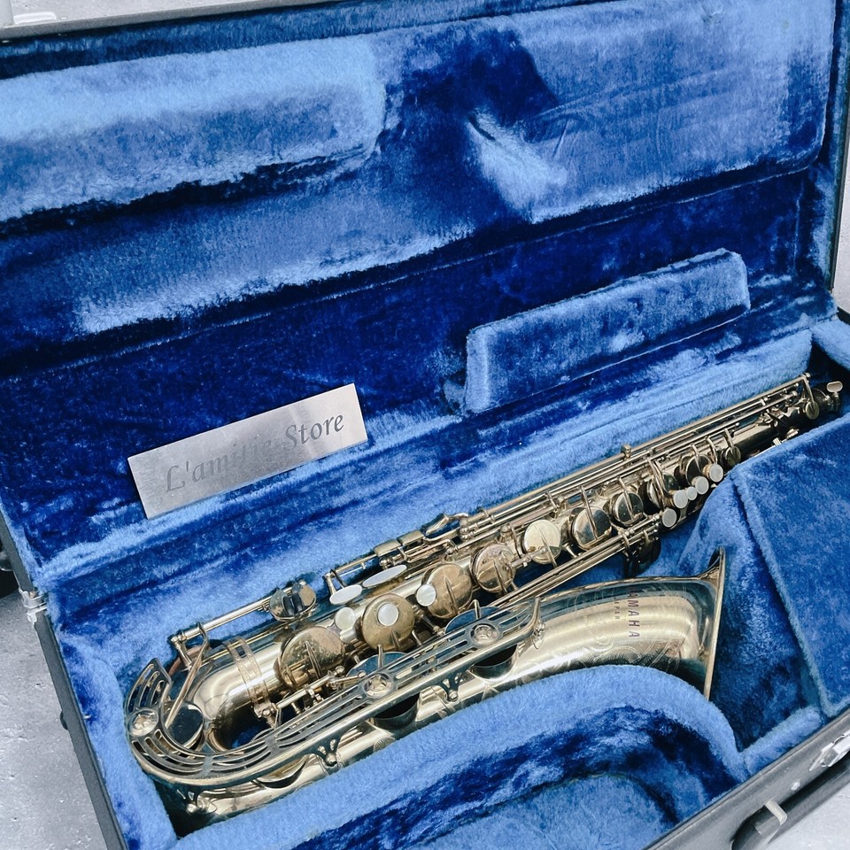 YAMAHA YTS-61 & Hard Case Tenor Saxophone Sax Vintage Key Operation ...