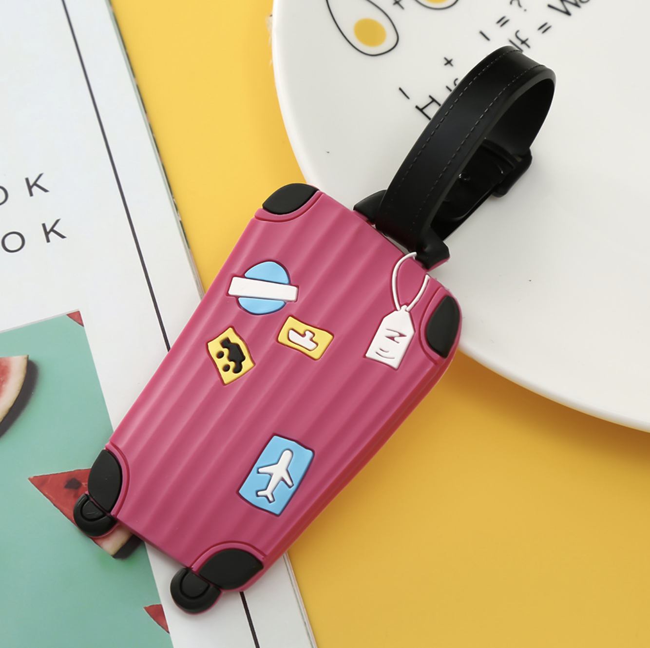 Fab Silicone Luggage Baggage Travel Tags｜ Address Suitcase Holiday Tag ...