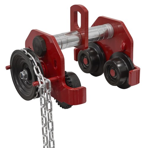 Sealey Geared Trolley 2 Tonne Lever Hoist or Chain Blocks I-beam or RSJ ...