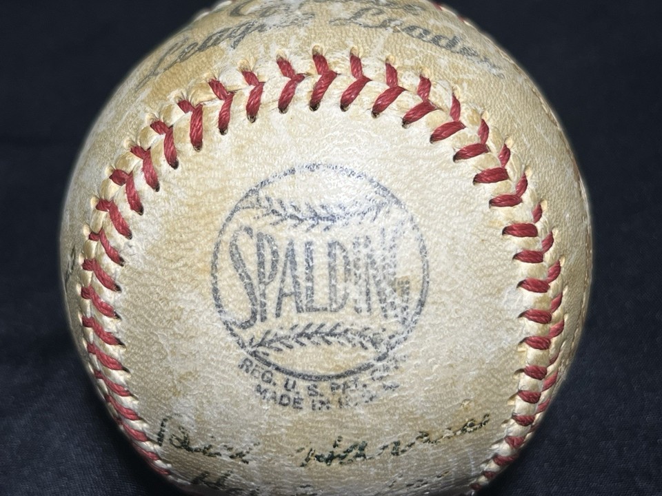 1906 New York Giants Boston Doves Signed Frank Burke Carl Hubbell Hans ...