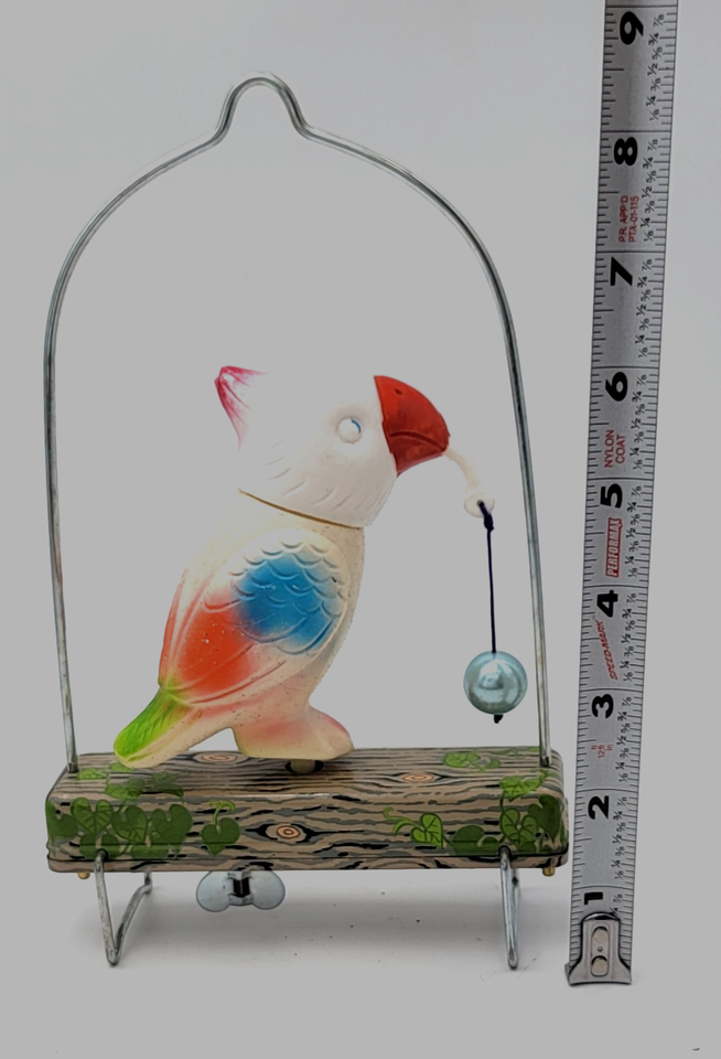 Vintage Pleasant Parrot Wind Up Toy LOT 219 | eBay