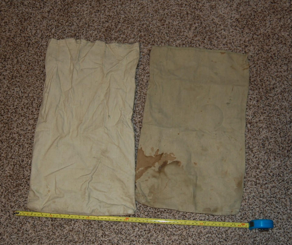 Vintage US Mint Bank Canvas Cloth Money Bag For Quarters $1000 Lot of 2 ...