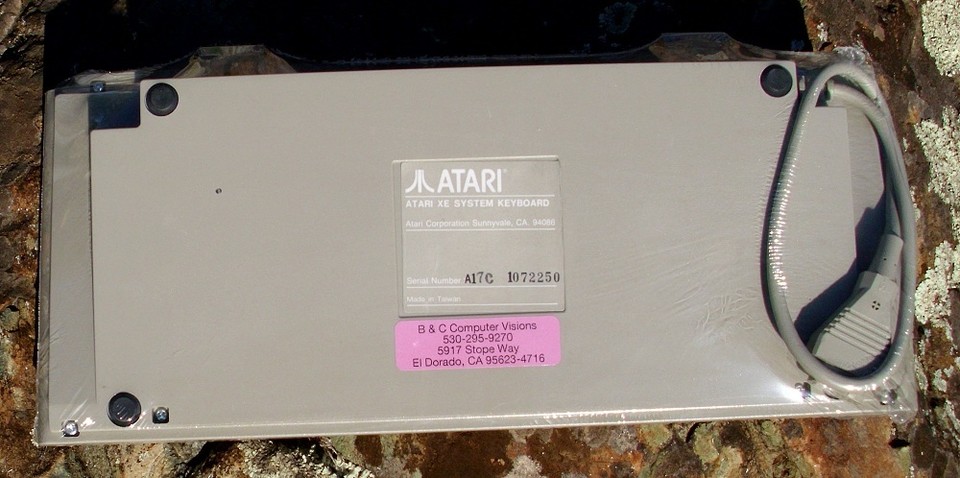 ATARI XEGM KEYBOARD with Case and cable Computer New | eBay