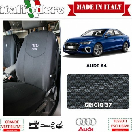 COPPIA COPRISEDILI AUDI A4 SU MISURA Fodere Foderine SOLO ANTERIORI ...