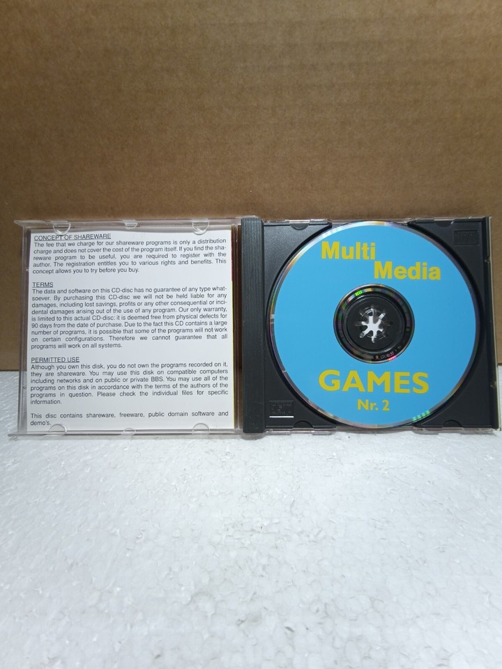 Multi Media Games DEMOS PC CD-ROM Jewel Case NEW CIB Vintage Rare NOT ...