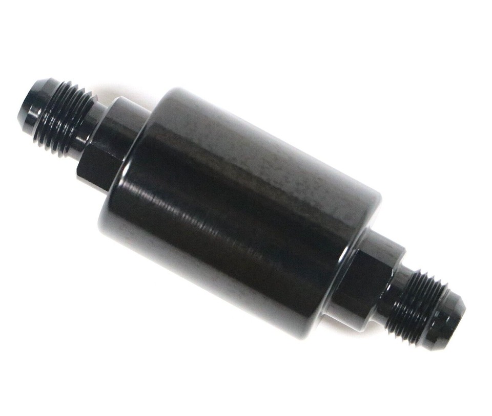 Universal -6AN Inline Fuel Filter High Flow 100 Micron Cleanable AN6 ...