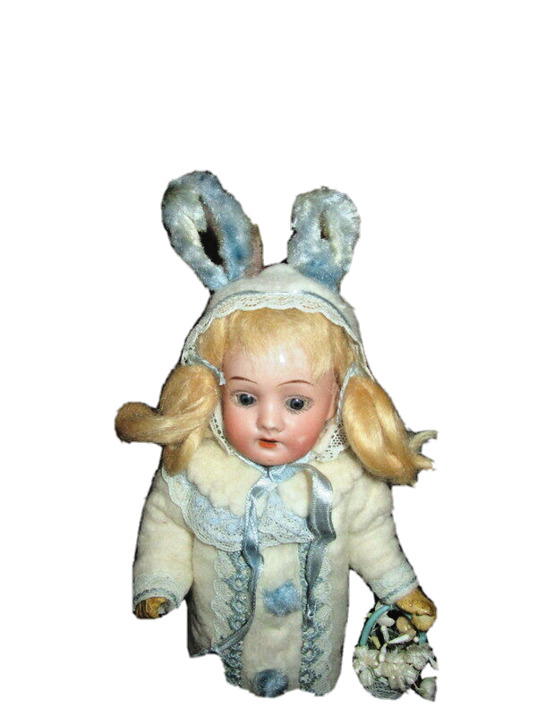 Antique bisque Easter bunny/Rabbit doll made in Germany-marked | eBay