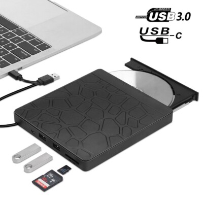 External Optical Drive Multi-functional High Speed CD/DVD Player SD ...