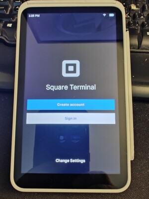 Square Portable POS White Terminal, Power Cable Included, GREAT SHAPE ...