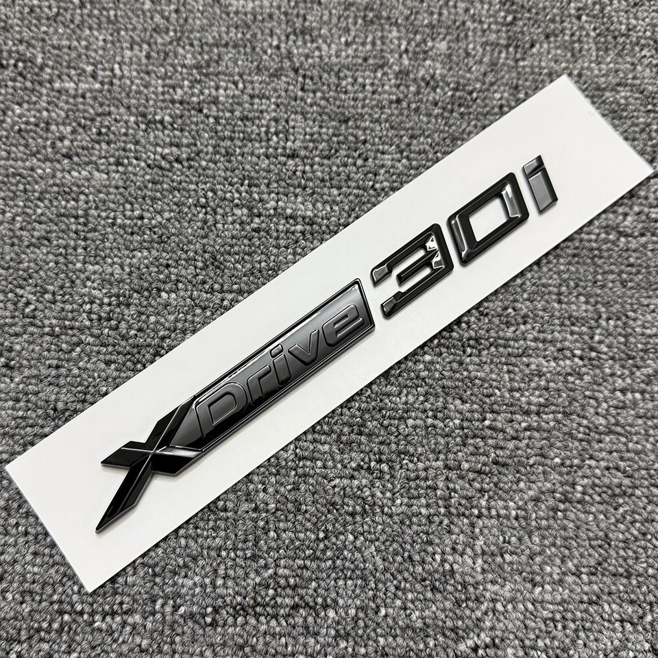 Black Trunk Emblem For BMW G01 X3 Series X3+XDrive30i Number Letters ...