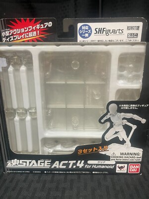 Bandai TAMASHII NATIONS Stage Act. 4 for Humanoid Stand Support (Clear ...