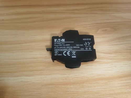 1PCS A22-EC02 A22EC02 Auxiliary Contact ,2NC -New #W6* | eBay.de