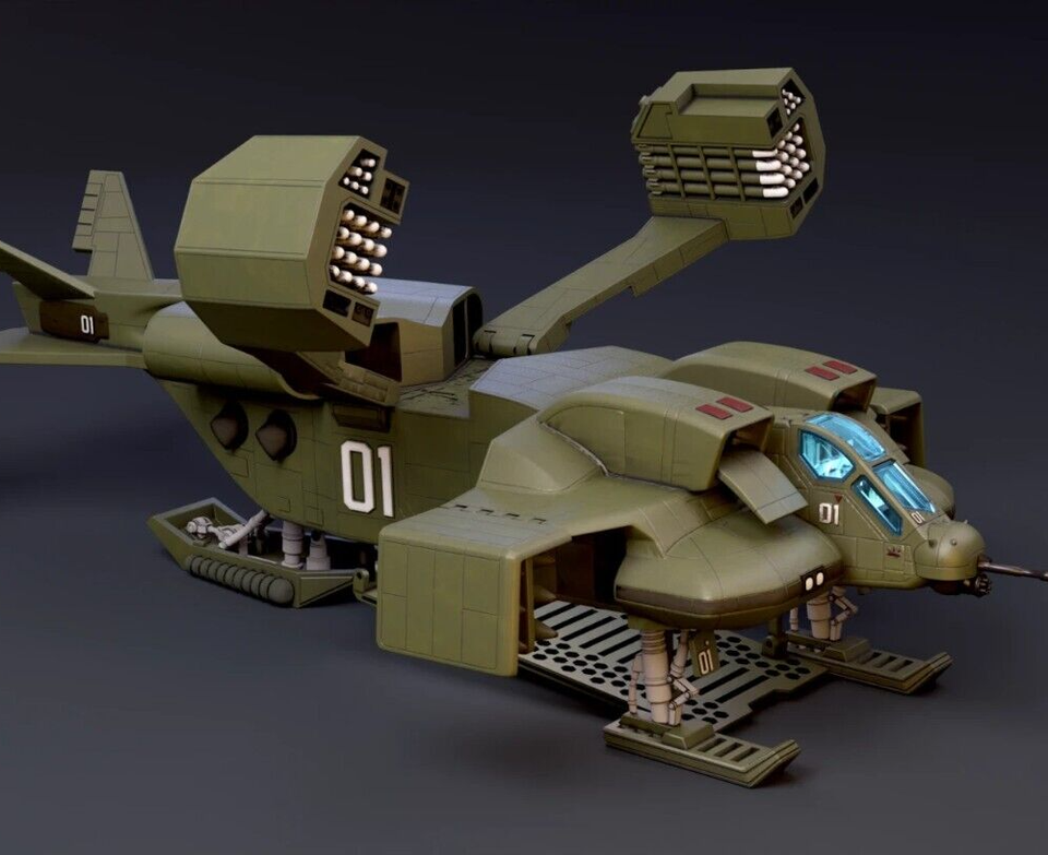 Aliens UD-4L Cheyenne Dropship Resin Model Kit – 27 cm | Movable Wings ...