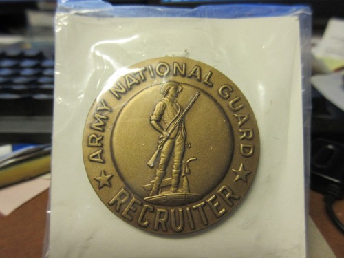 Army National Guard Recruiter Badge 50mm Bronze | eBay