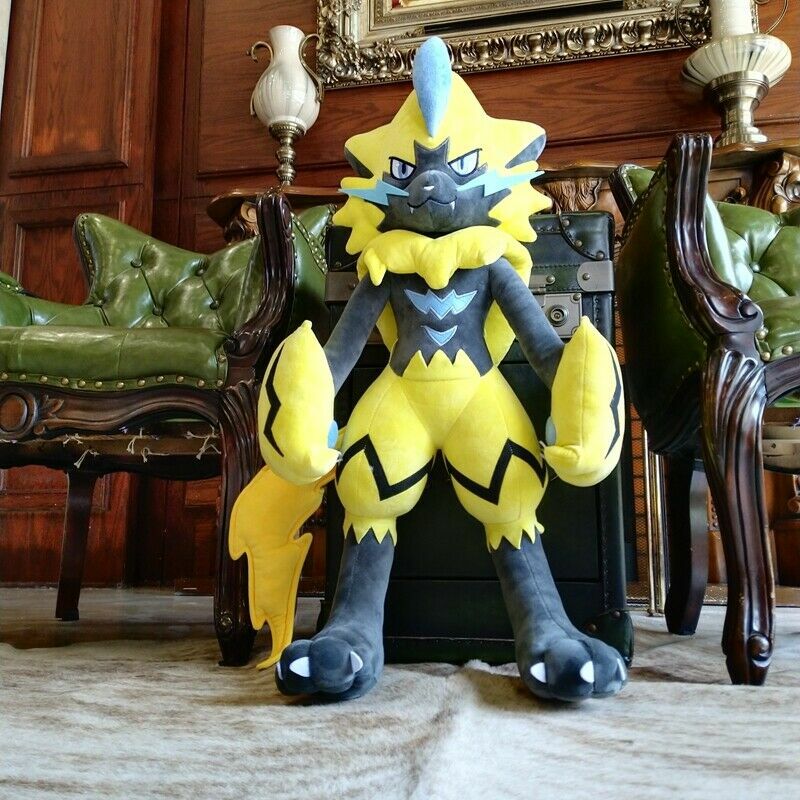63" Custom made Giant Renamon Zeraora Cinderace Plush Doll Cover Pillow ...