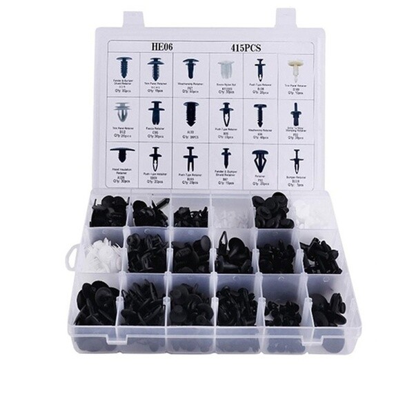 415pcs Chevy Trim Clip Car Retainer Panel Bumper Fastener Kit 18 Style ...