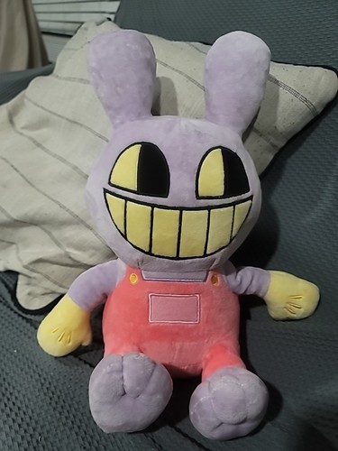 Amazing Digital Circus Jax Plush 10" Stuffed Toy Rabbit Purple Pink ...