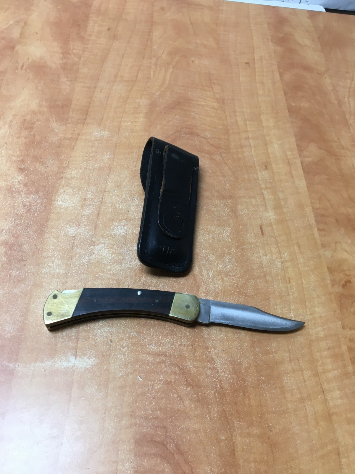 Vintage 1974-1980 Buck 110 2 Dot Lockback Folding Hunter Knife w ...