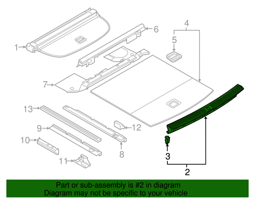 Genuine Audi Sill Trim 80A-864-483-D-4PK | eBay