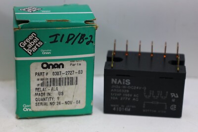 # 307-2727 NEW Genuine OEM Cummins Onan Alarm Relay 0307-2727 | eBay