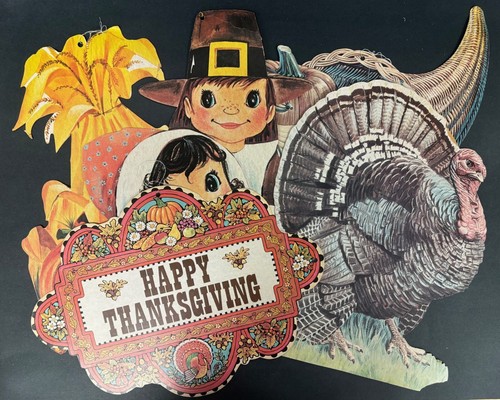 Lot of 6 BEISTLE vintage Thanksgiving & Fall Die Cut Decorations ...