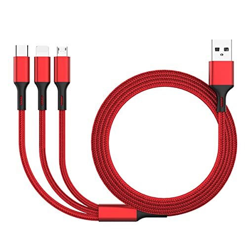 Multi Charging Cable 3 In 1 Nylon Braided Multi Usb Cable Multiple ...