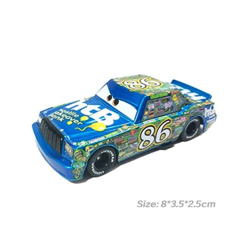 Disney Pixar Cars Lot NO.86 Dinoco Chick Hicks Model Car Toy New Loose ...