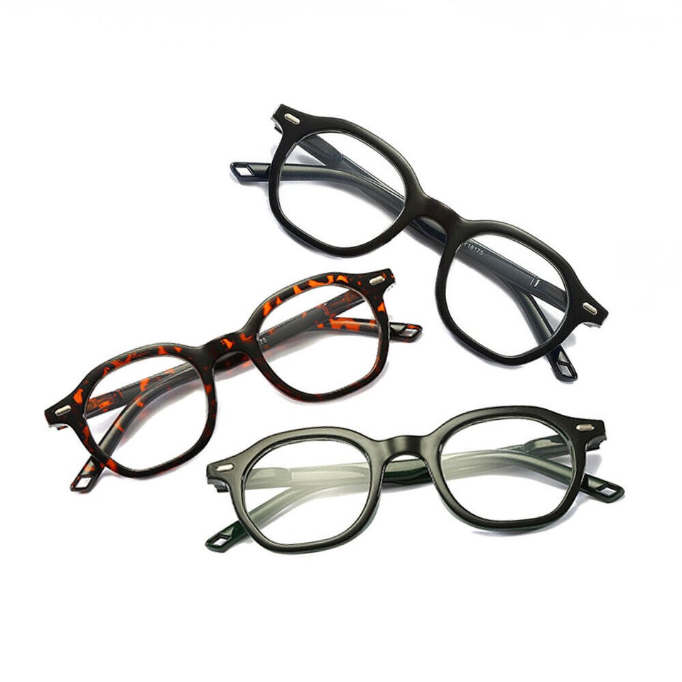 Spring Hinges Reading Glasses Mens Womens Readers Rimmed +1.0~4.0 G760 ...