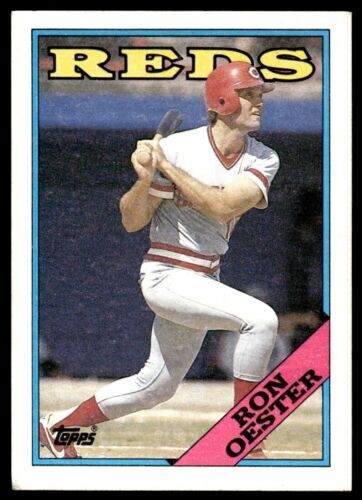 1988 Topps #17 Ron Oester Second Base Cincinnati Reds FREE shipping | eBay
